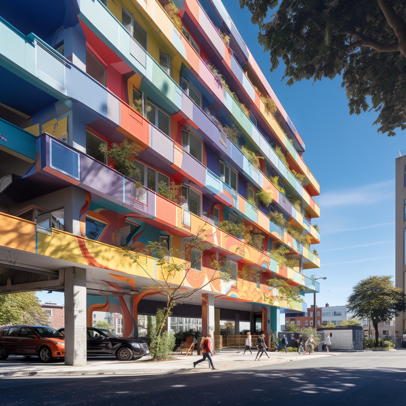 Adaptive Reuse of Parking Structures - AI Visualization & Design Ideas